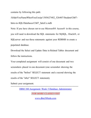 DBM 380 EDU Education Counseling--dbm380edu.com