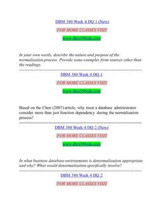 DBM 380 EDU Become Exceptional--dbm380edu.com