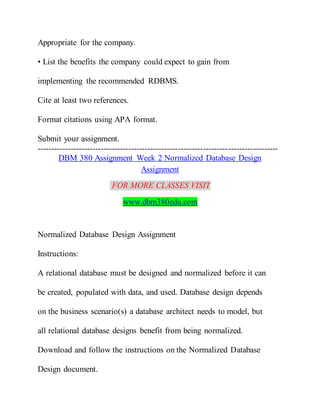 DBM 380 EDU Become Exceptional--dbm380edu.com