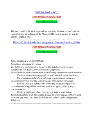 DBM 380 EDU Achievement Education--dbm380edu.com