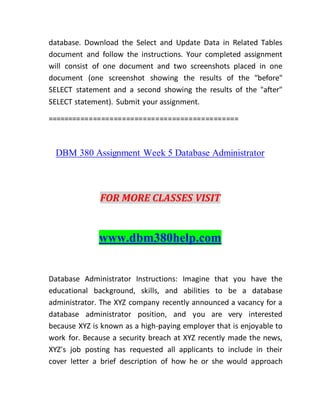 DBM 380 HELP Knowledge is divine-dbm380help.com