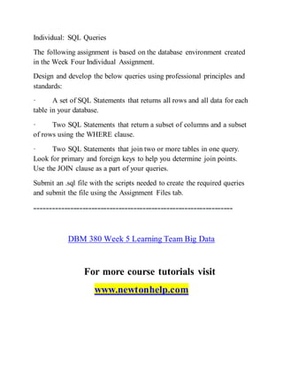 Dbm 380 new Education is Power/newtonhelp.com