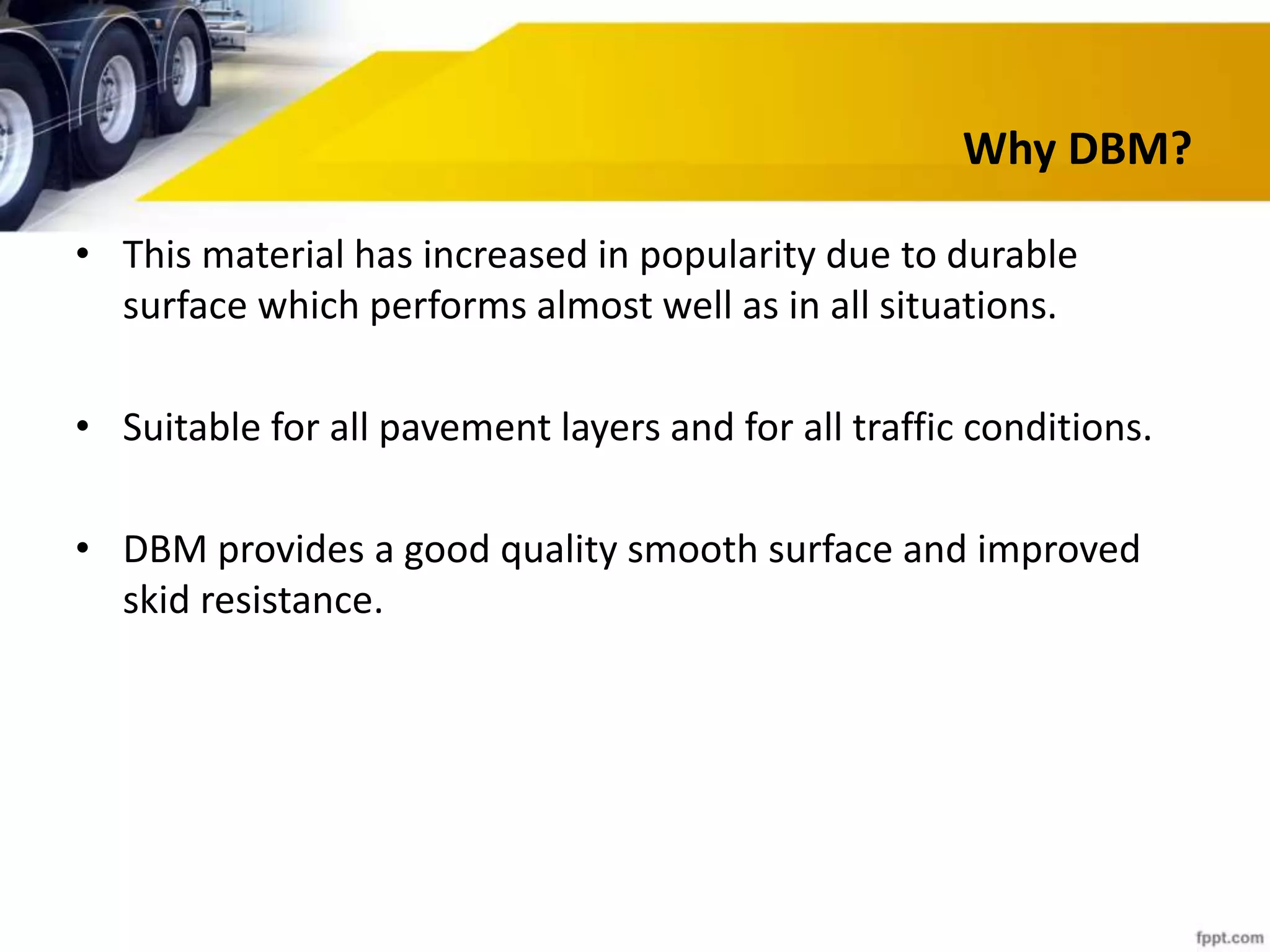Dense Bituminous macadam | PPTX