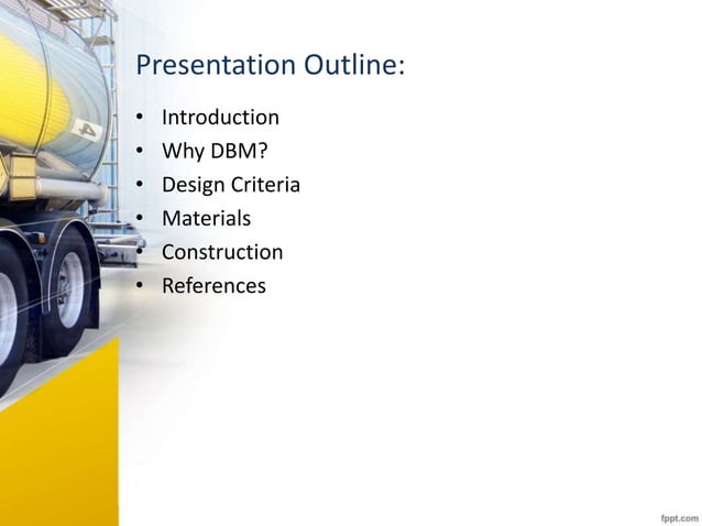 Dense Bituminous macadam | PPTX