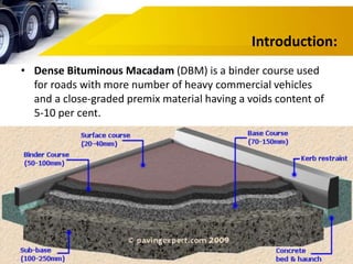 Dense Bituminous macadam | PPTX