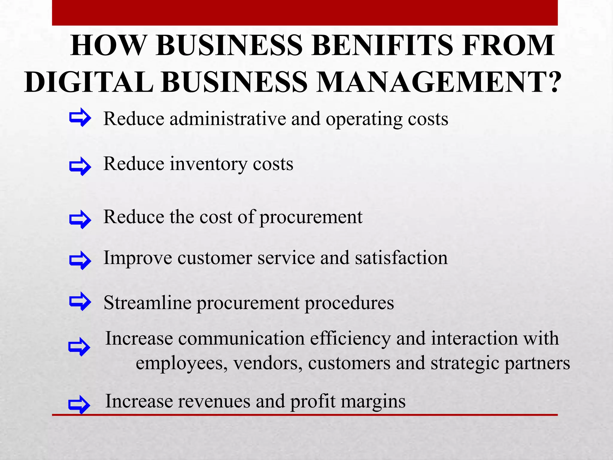 digital business management | PPTX