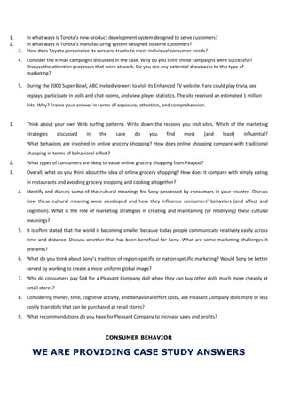 Dbm isms case study solutions | PDF