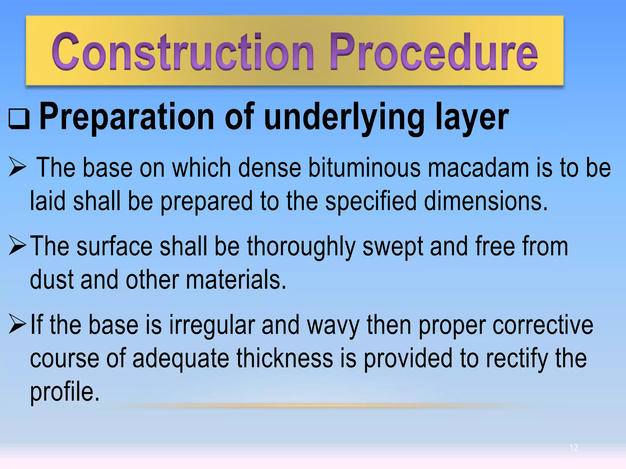 Dense Bituminous Macadam Road | PPTX