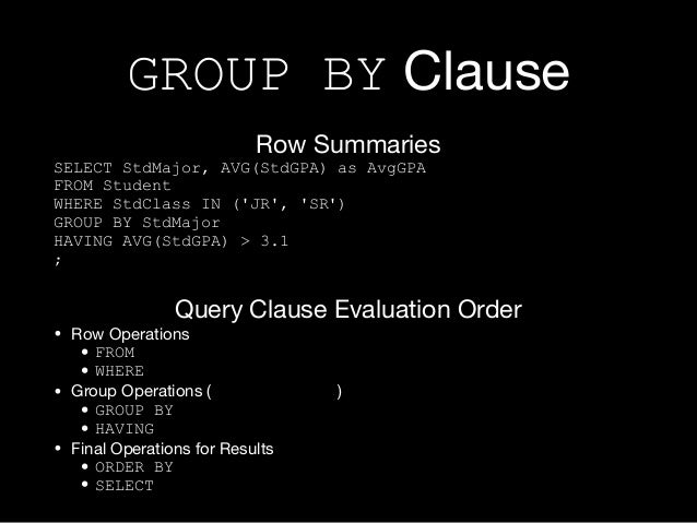 Database Management Essentials: Module 4 Basic Query Formulation with… Database Management Essentials: Module 4 Basic Query Formulation with…