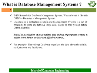 Introduction to Database Management System | PDF