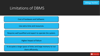Introduction to DBMS | PPTX | Databases | Computer Software and ...