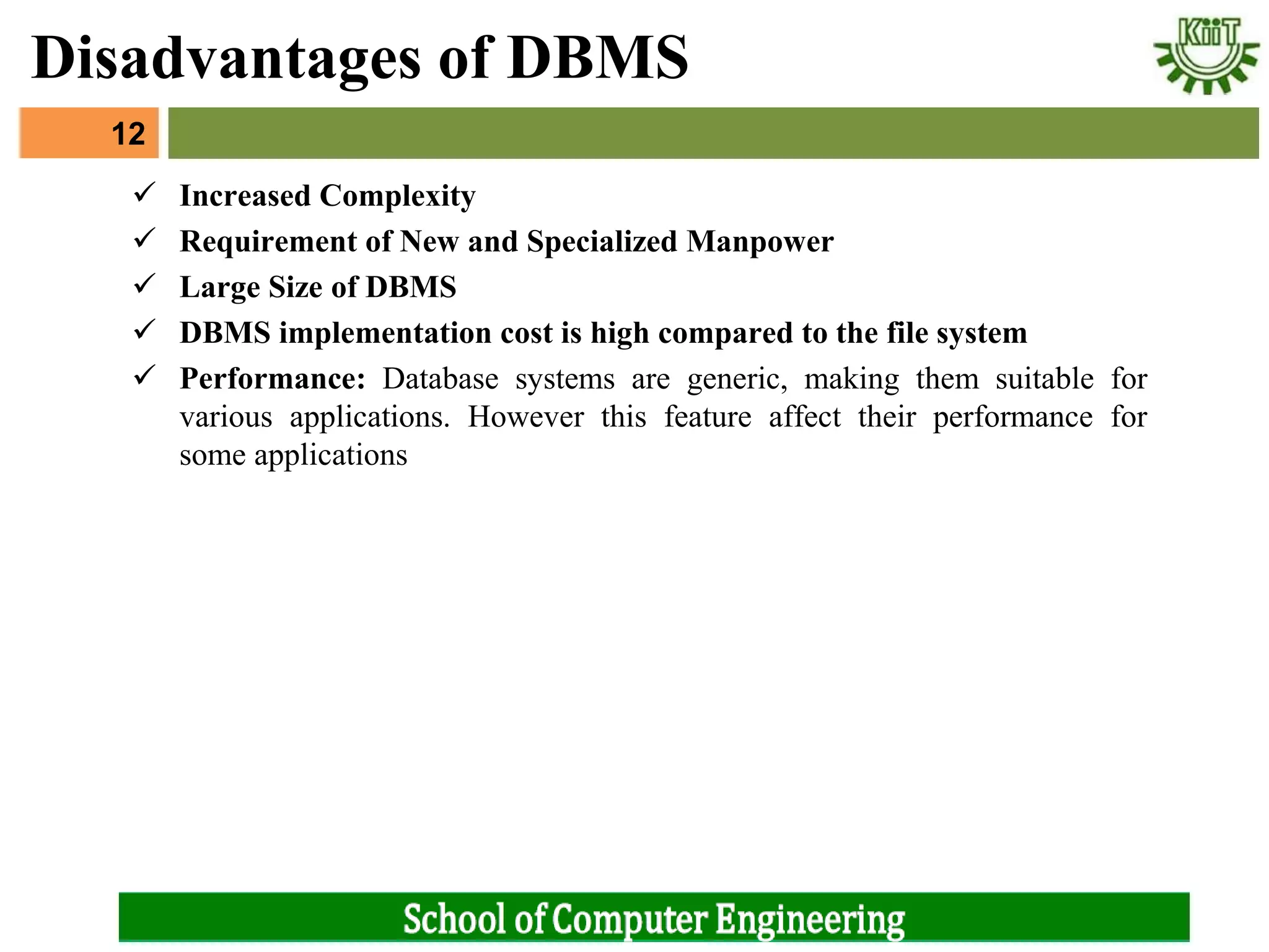 DBMS-1.pptx | Databases | Computer Software and Applications