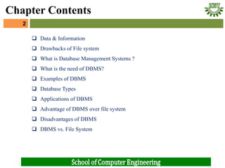 DBMS-1.pptx | Databases | Computer Software and Applications