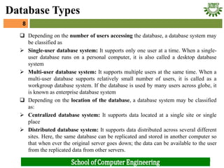 DBMS-1.pptx | Databases | Computer Software and Applications