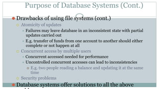 dbms-1.pptx | Databases | Computer Software and Applications