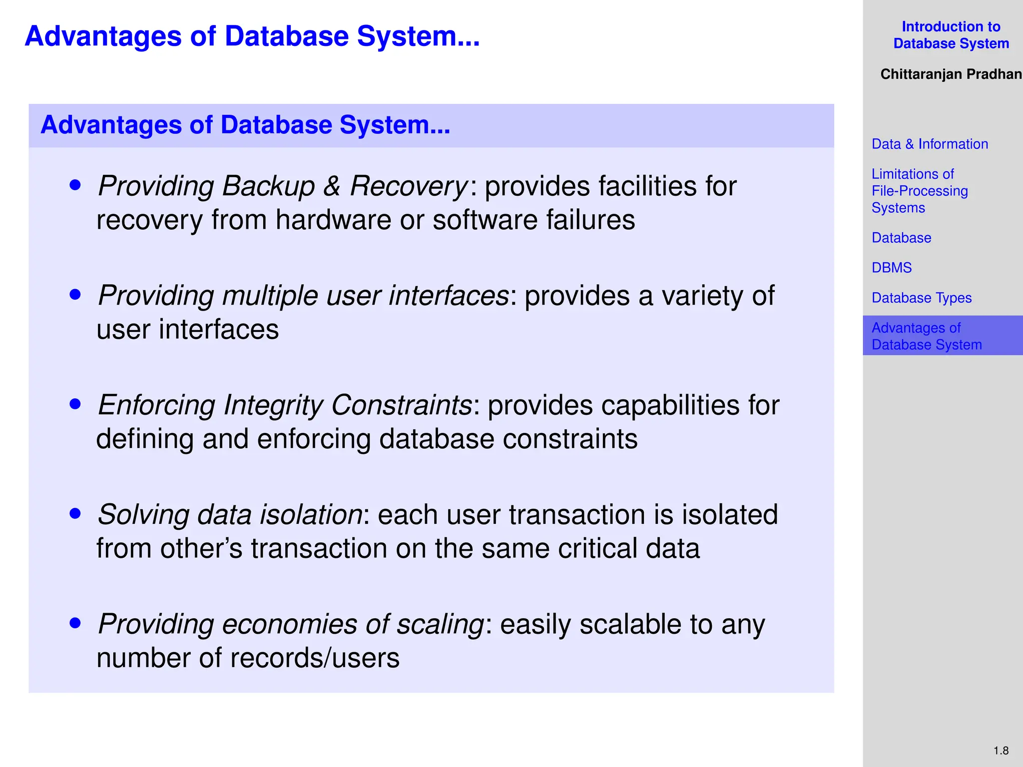 Dbms An Introduction To Database System Ppt