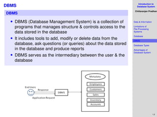 DBMS (An Introduction to Database System) | PPT