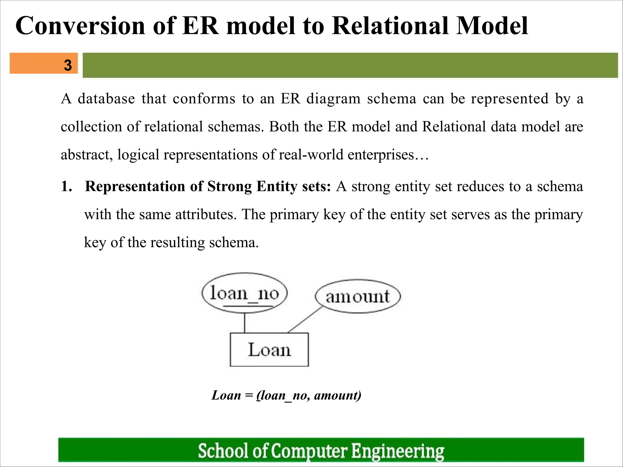 DBMS conversion of ERD to RElational model | PPTX