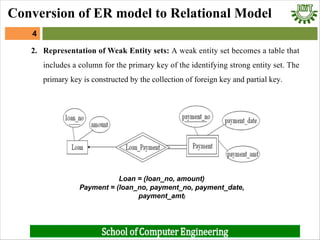 Dbms 10: Conversion of ER model to Relational Model | PDF