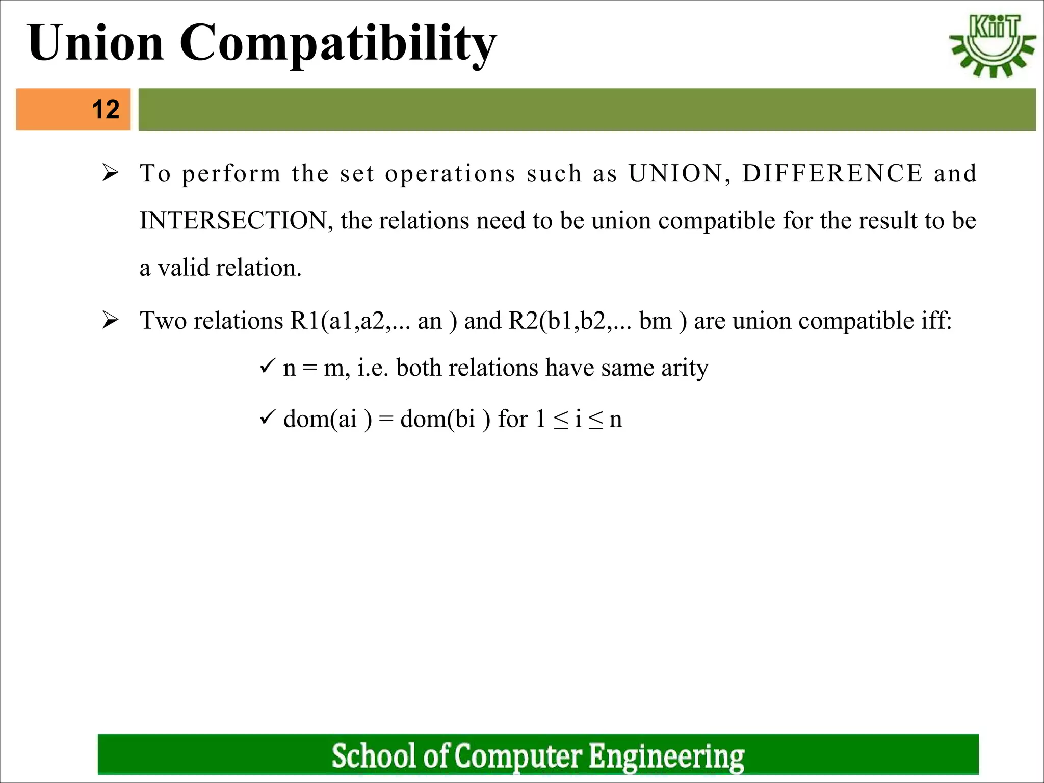 Dbms 11: Relational Algebra | PDF
