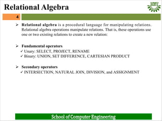 Dbms 11: Relational Algebra | PDF | Databases | Computer Software and Applications