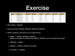 Database Management Essentials: Module 11 Normalization Concepts and Practice | PDF