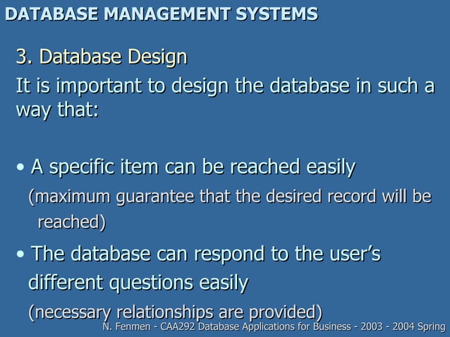 Data base management ssystem | PPT | Free Download