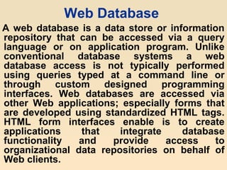 Open Source Database Management Software available on the Net | PPT