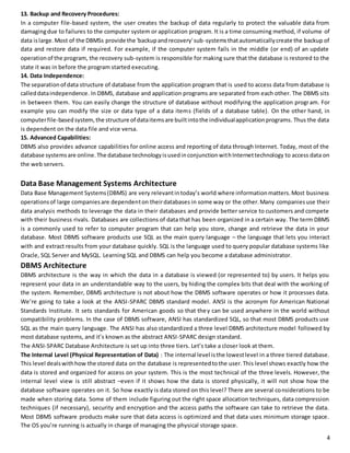 Database Management Systems (Mcom Ecommerce) | PDF