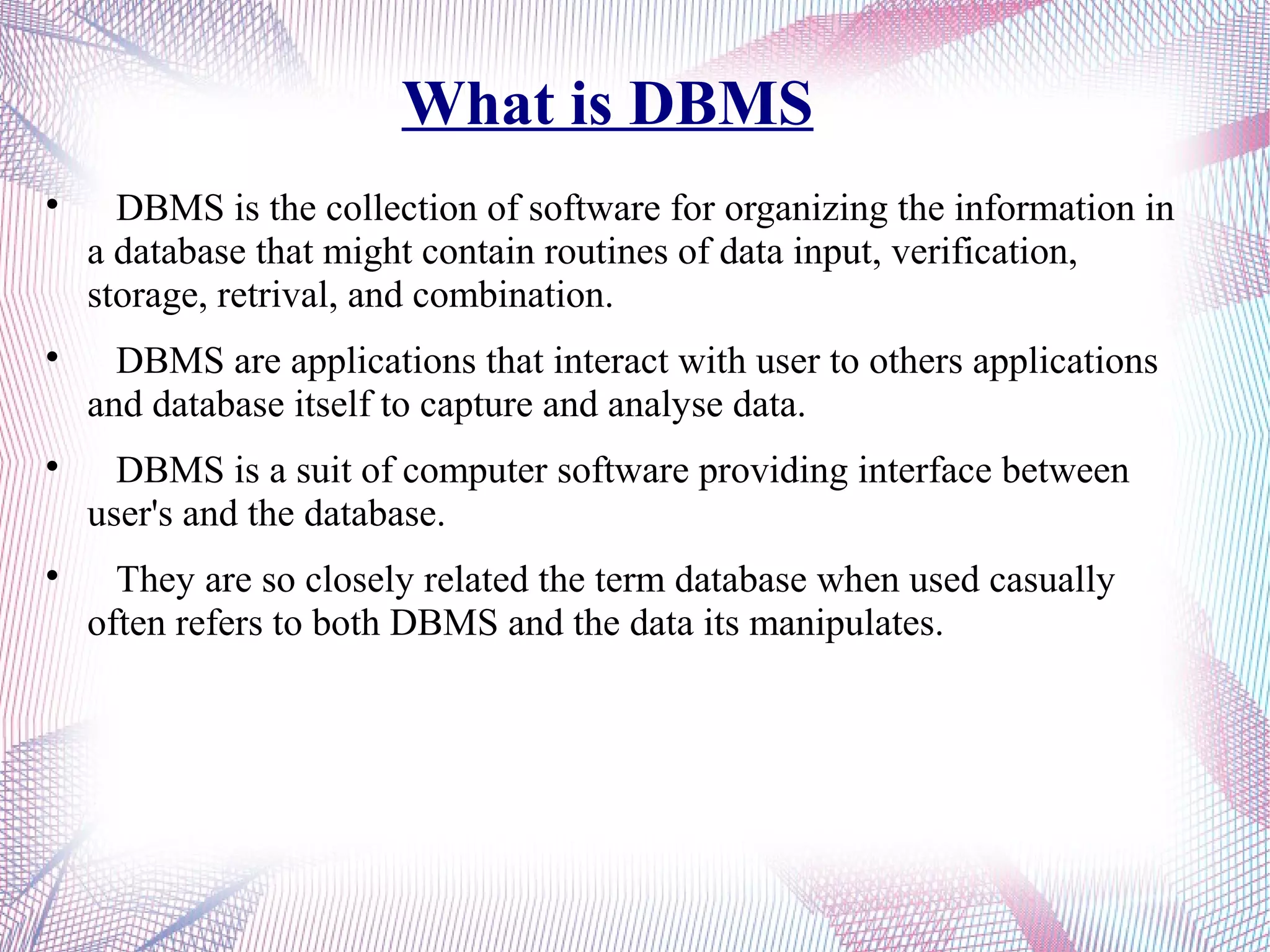 Database Management system | PPT