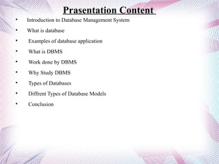 Database Management system | PPT