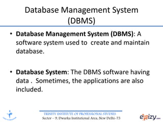 Data Base Management system | PDF | Databases | Computer Software and ...