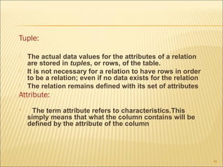 Dbms relational model | PPT