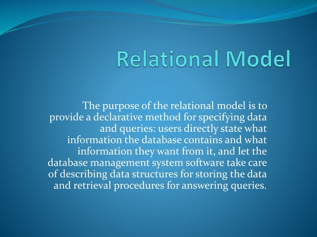 View of data DBMS | PPTX