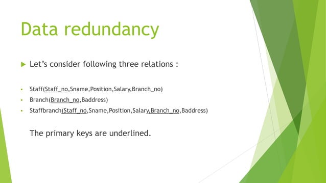 Data Redundancy & Update Anomalies | PPTX | Databases | Computer ...