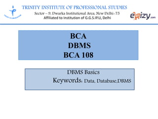 Database Management System | PPT