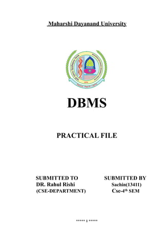 Dbms | PDF