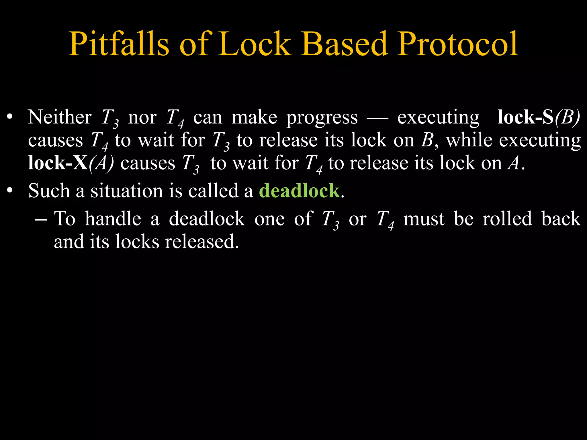 Concurrency Control in Database Management System | PPTX Concurrency Control in Database Management System | PPTX