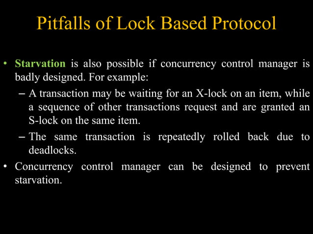 Concurrency Control In Database Management System Ppt