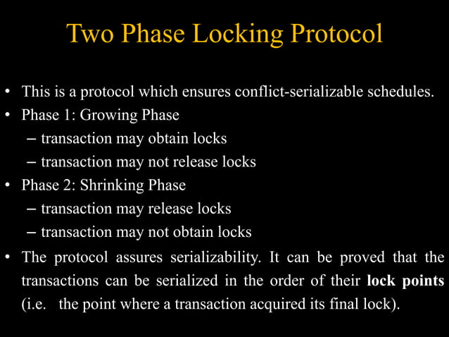 Concurrency Control in Database Management System | PPTX Concurrency Control in Database Management System | PPTX
