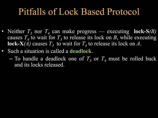 Concurrency Control In Database Management System Pptx Databases Computer Software And