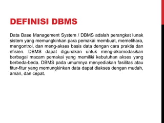 Dbms | PPTX