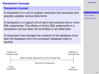 Database management system -Transactions | PPT