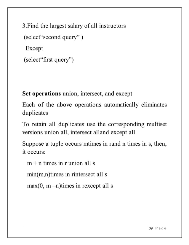 DataBase Management System Lab File | DOCX | Databases | Computer ...