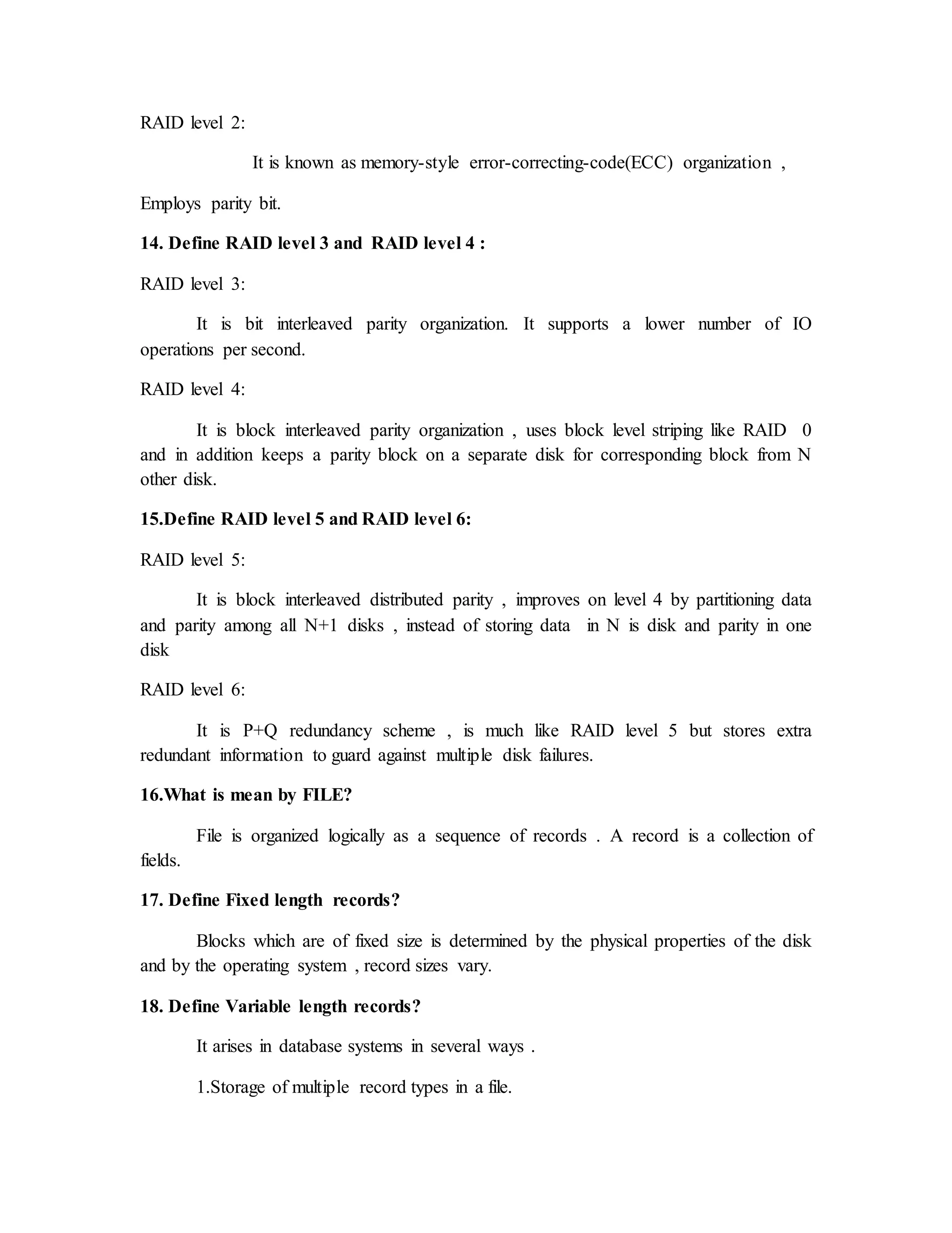 Data Base Management System Short Notes Pdf