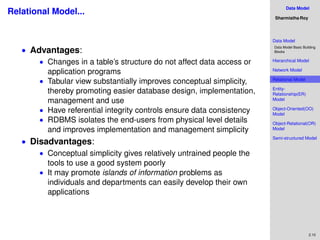 Database Management System- Data Model -02 | PPT