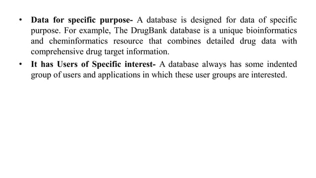 Characteristics and Advantages of Database Management System | PDF ...