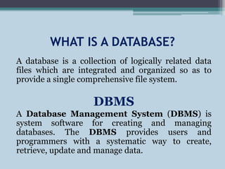 Database Management System | PPT