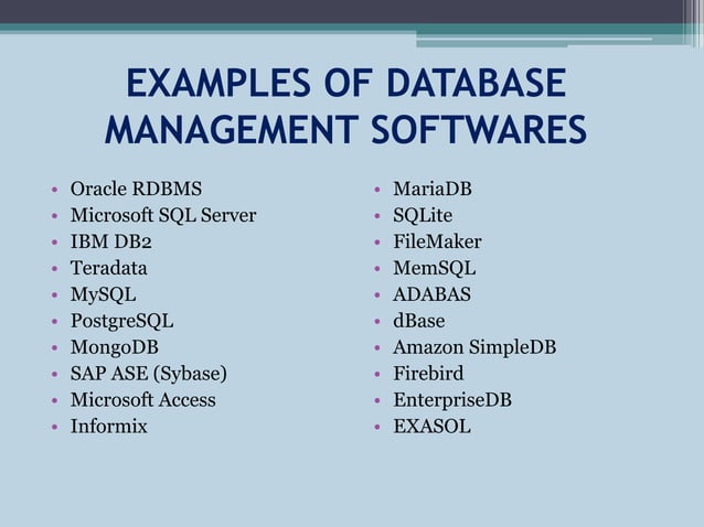 Database Management System | PPT
