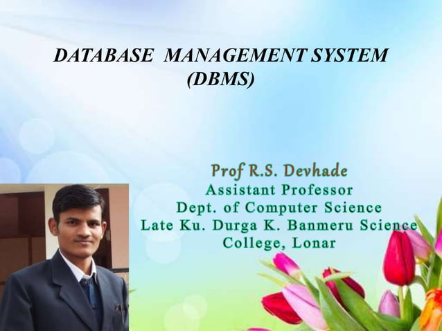 DATABASE MANAGEMENT SYSTEM | PPT